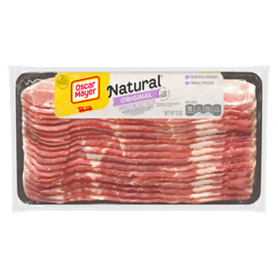 Oscar Mayer Original Smoked Uncured Bacon 12 Oz