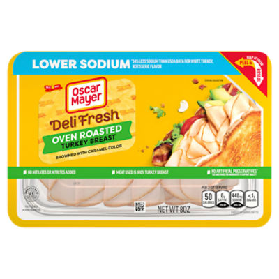 Oscar Mayer Deli Fresh Oven Roasted Turkey Breast, 8 oz - The Fresh Grocer