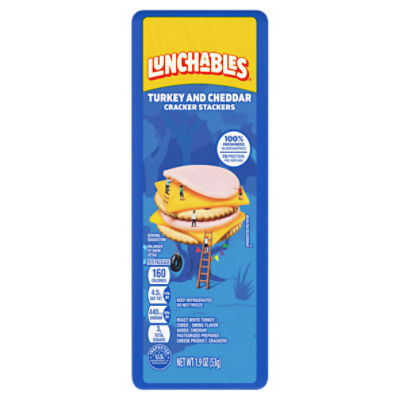 Lunchables Turkey and Cheddar Cracker Stackers, 1.9 oz - The Fresh Grocer