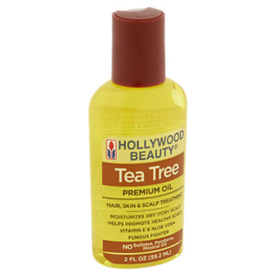 Hollywood Beauty Tea Tree Premium Oil Hair Skin And Scalp Treatment 2 Fl Oz