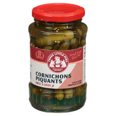 Trois Petits Cochons Sweet & Spicy, Cornichons Piquants