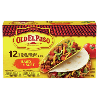 Old El Paso Hard And Soft Taco Shells And Flour Tortillas