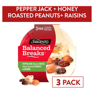 Sargento Balanced Breaks Snacks, 1.5 oz, 3 count - ShopRite