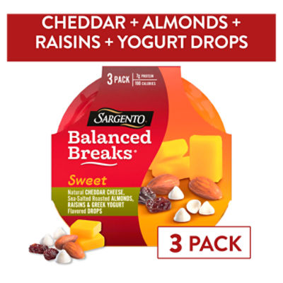 Sargento Balanced Breaks Sweet Snacks, 1.5 oz, 3 count - ShopRite