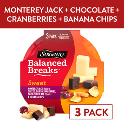 Sargento Balanced Breaks Sweet Snacks, 1.5 oz, 3 count - Fairway