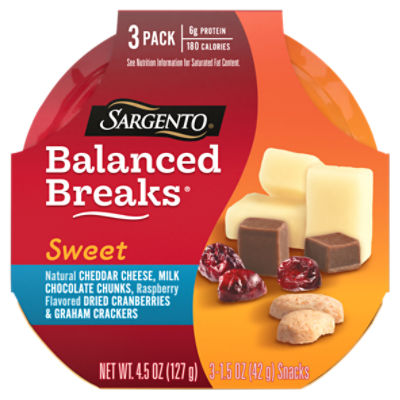 Sargento Balanced Breaks Sweet Snacks, 1.5 oz, 3 count - ShopRite
