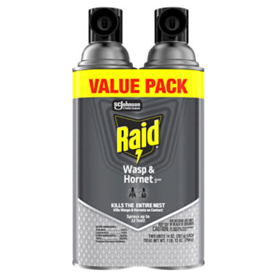 Raid Wasp & Hornet Killer 33 Spray Value Pack, 14 oz, 2 count - ShopRite