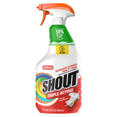Shout Triple-Acting, Laundry Stain Remover, 22 Ounce - ShopRite