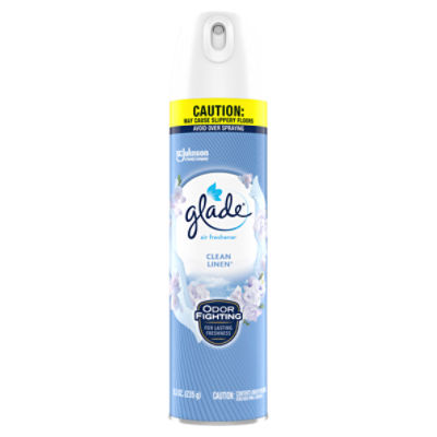 Glade Aerosol Spray, Air Freshener for Home, Clean Linen Scent with ...