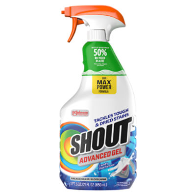 Shout Advanced Acting Gel, Laundry Stain Remover, 22 Ounce