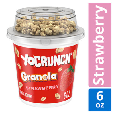 YoCrunch Low Fat Strawberry with Granola Yogurt, 6 Oz.