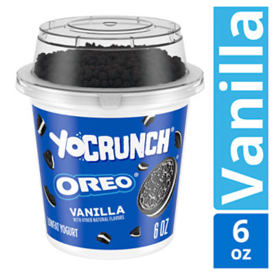 YoCrunch Low Fat Vanilla with OREO Yogurt, 6 Oz.