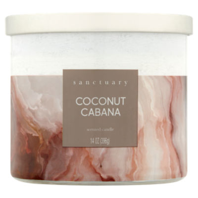 Sanctuary Coconut Cabana Scented Candle, 14 oz - Price Rite