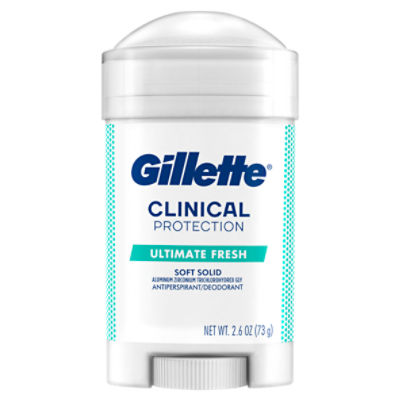 Gillette Clinical Protection Soft Solid Ultimate Fresh Anti-Perspirant ...