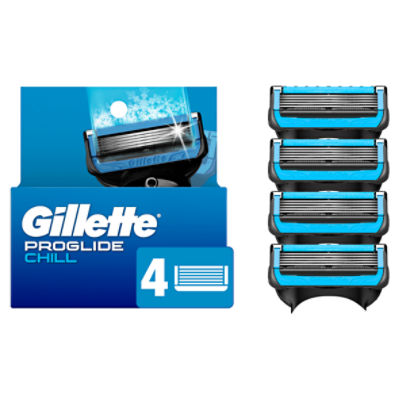 Gillette Proshield Chill Cartridges, 4 count - ShopRite