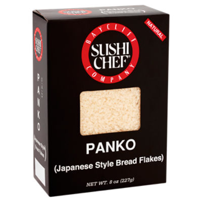 Baycliff Company Sushi Chef Natural Panko Japanese Style Bread Flakes, 8 oz