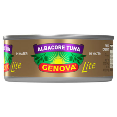 Genova Albacore Tuna in Water with Sea Salt, 5 oz