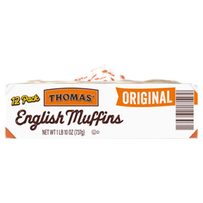 Thomas' Original English Muffins, 12 count, 10 oz
