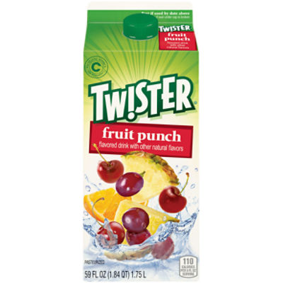 Tw!ster Flavored Drink, Fruit Punch, 59 Fl Oz - The Fresh Grocer