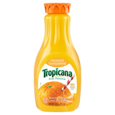 Tropicana Pure Premium 100% Juice Orange Tangerine 52 Fl Oz Bottle ...