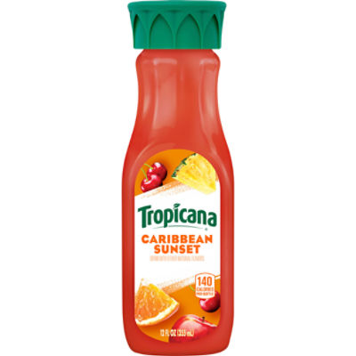 Tropicana Caribbean Sunset Drink, 12 fl oz