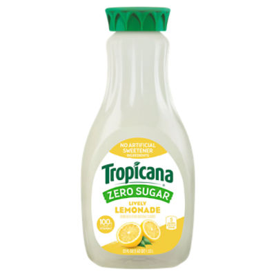 Tropicana Zero Sugar Lively Lemonade , 52 fl oz