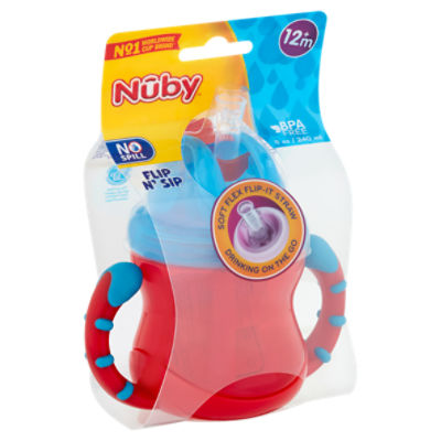Nûby Flip N' Sip 8 oz Cup, 12m+ - ShopRite