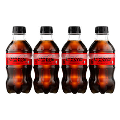 Coke Zero Sugar Diet Soda Soft Drink, 12 fl oz, 8 Pack - Fairway