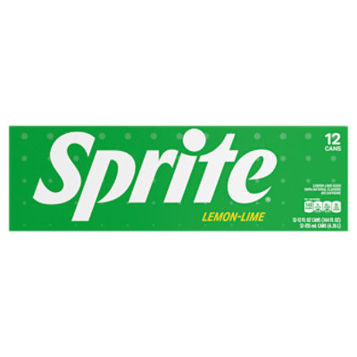 Sprite Fridge Pack Cans, 12 fl oz, 12 Pack - ShopRite