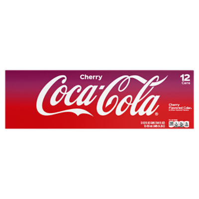Coca-Cola Cherry Fridge Pack Cans, 12 fl oz, 12 Pack - The Fresh Grocer