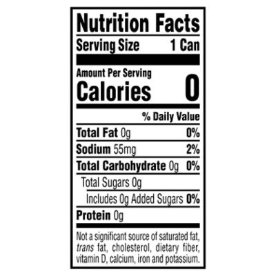Diet Coke Nutrition Label