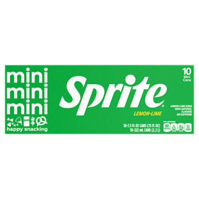 Sprite Fridge Pack Cans, 7.5 fl oz, 10 Pack - The Fresh Grocer