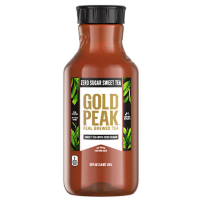 Gold Peak Zero Sugar Sweet Tea Bottle, 52 fl oz
