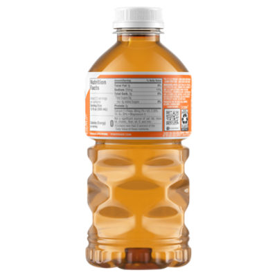 Blue Powerade Nutrition Label