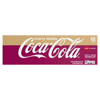 Coca-Cola Cherry Vanilla Fridge Pack Cans, 12 fl oz, 12 Pack - The ...