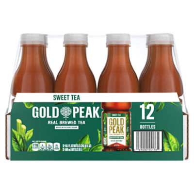Gold Peak Sweetened Black Tea Bottles, 16.9 fl oz, 12 Pack - The Fresh ...