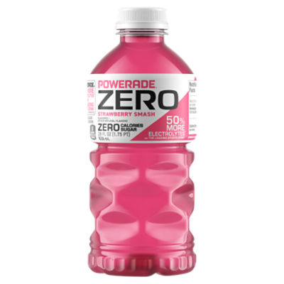 Powerade Zero Strawberry Smash Bottle, 28 fl oz - ShopRite