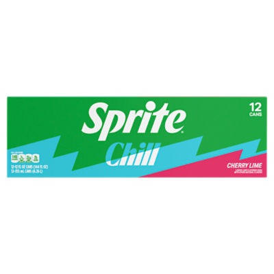 Sprite Chill Fridge Pack Cans, 12 fl oz, 12 Pack - ShopRite