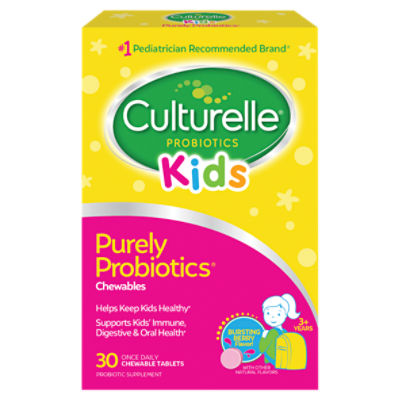 Culturelle Purely Probiotic Kids Supplement, 3+ Years, 30 count - Fairway