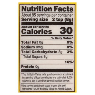 Cane Sugar Nutrition Facts | Besto Blog