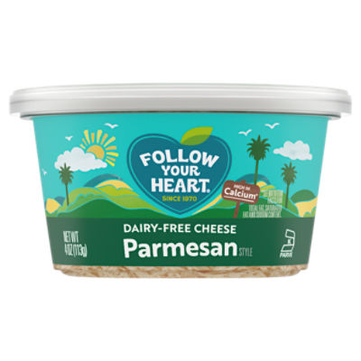 Follow Your Heart Dairy Free Cheese, Shredded Parmesan Style, Vegan ...