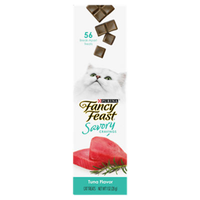 Purina Fancy Feast Savory Cravings Tuna Flavor Cat Treats, 56 count, 1 ...