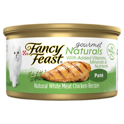 Purina Fancy Feast Grain Free, Natural Pate Cat Food, Gourmet Naturals ...
