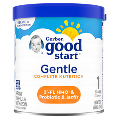 Gerber Good Start Gentle Infant Formula with Iron Milk Based Powder ...