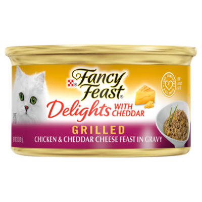 Purina Fancy Feast Grilled Gravy Wet Cat Food, Delights Chicken ...