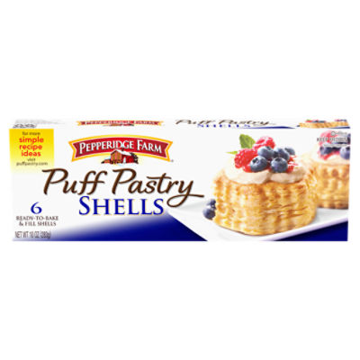 Pepperidge Farm Puff Pastry Shells Frozen, 6-Count, 10 oz. Box