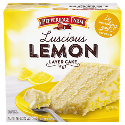 Pepperidge Farm Frozen Lemon Layer Cake, 19.6 oz. Box - ShopRite