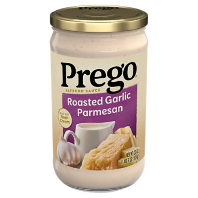 Prego Roasted Garlic Parmesan Alfredo Sauce Value Size, 22 oz
