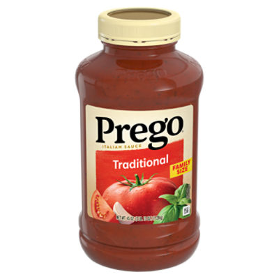 Prego Traditional Pasta Sauce, 45 oz Jar - The Fresh Grocer