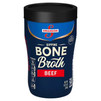 Swanson Sipping Bone Broth Beef Bone Broth 1075 Oz Cup Shoprite